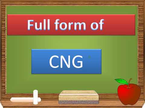 Full form of cng