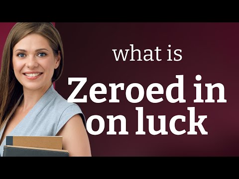 Decoding Idioms: "Zeroed in on Luck"