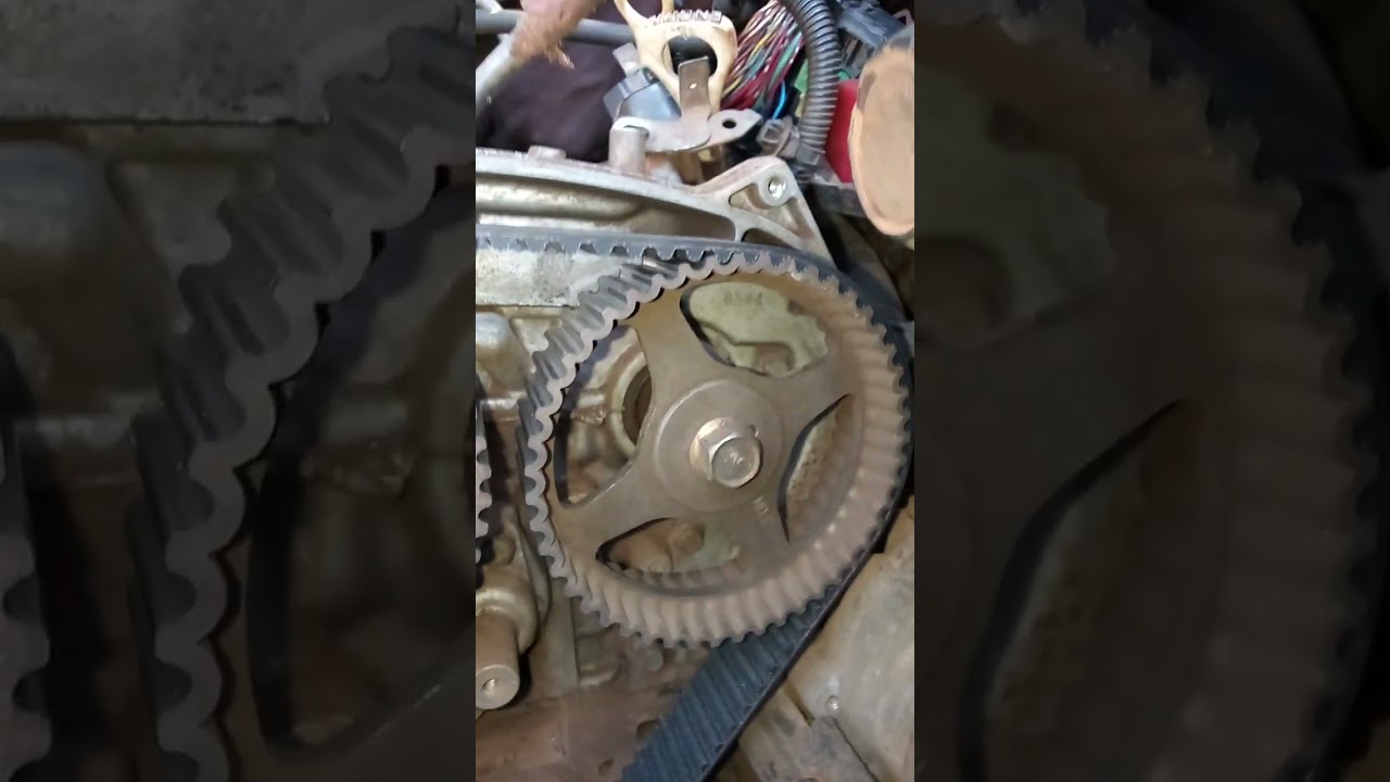 Timing Mark For 6G74 Engine. #mitsubishi #engine #pajero