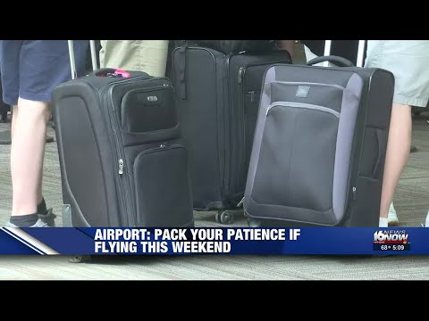 Pack your patience should you be flying through South Bend this weekend
