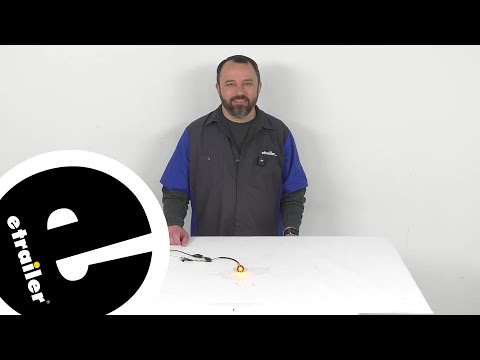 Review of TecNiq Trailer Lights - Mini Clearance Submersible Amber LED Marker Light Grommet - TN57MR