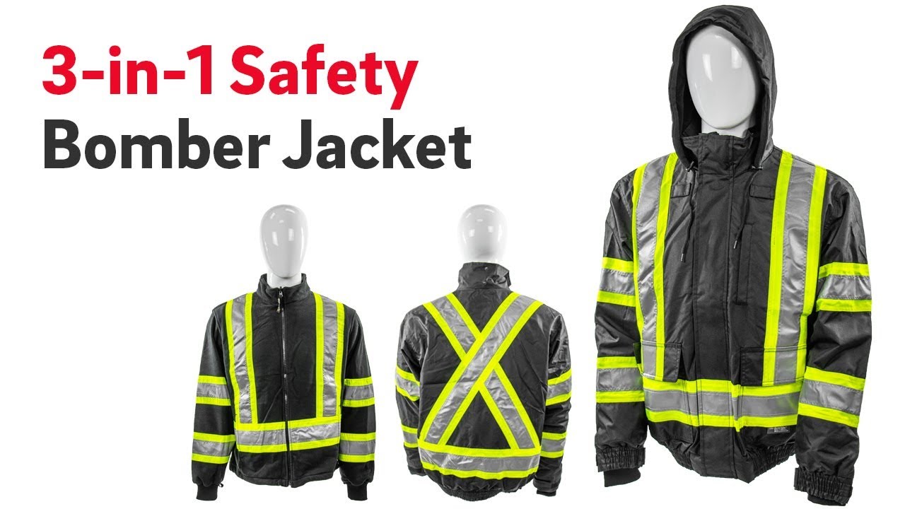 3-in-1 Safety Bomber Jacket