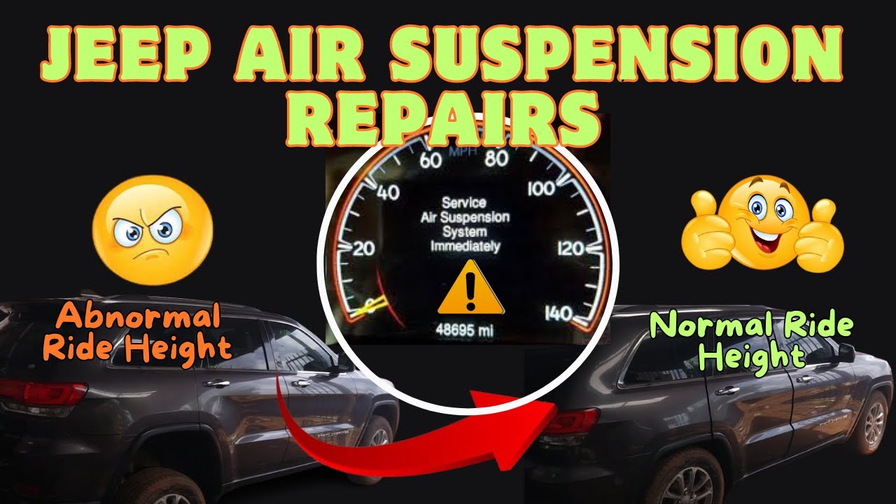 How To Repair Jeep Grand Cherokee Air Suspension FAULTS