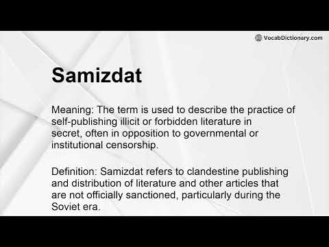 Samizdat Meaning