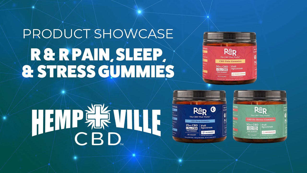 R&R Pain, Sleep, and Stress Gummies