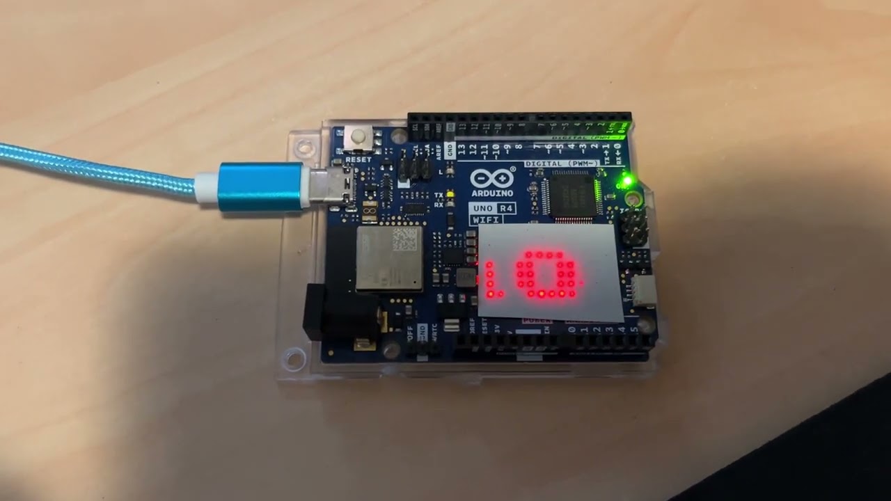 Github Misanunor4text A Simple Example To Print Text On The Arduino Uno R4 Wifi Led Matrix