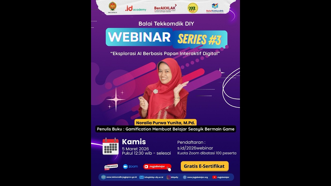 Webinar Series #3 2026 | Eksplorasi AI Berbasis Papan Interaktif Digital