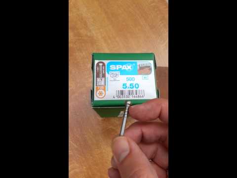 Vis SPAX pour fixation de terrasse bois - INEKO