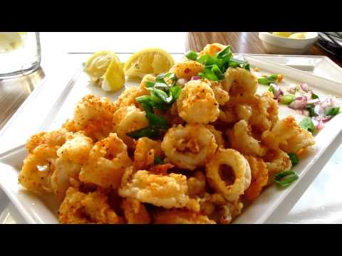 Lunch @ Lure in Delta Ocean Pointe Resort Perfect Seafood Trio Victoria BC - Phil in Vancouver