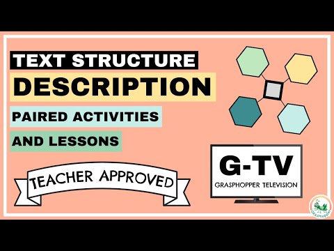 Description Text Structure Nonfiction Text for Kids