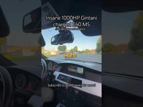 Insane 1000HP E60 M5 gintani supercharged + stroker + 1300HP Viper