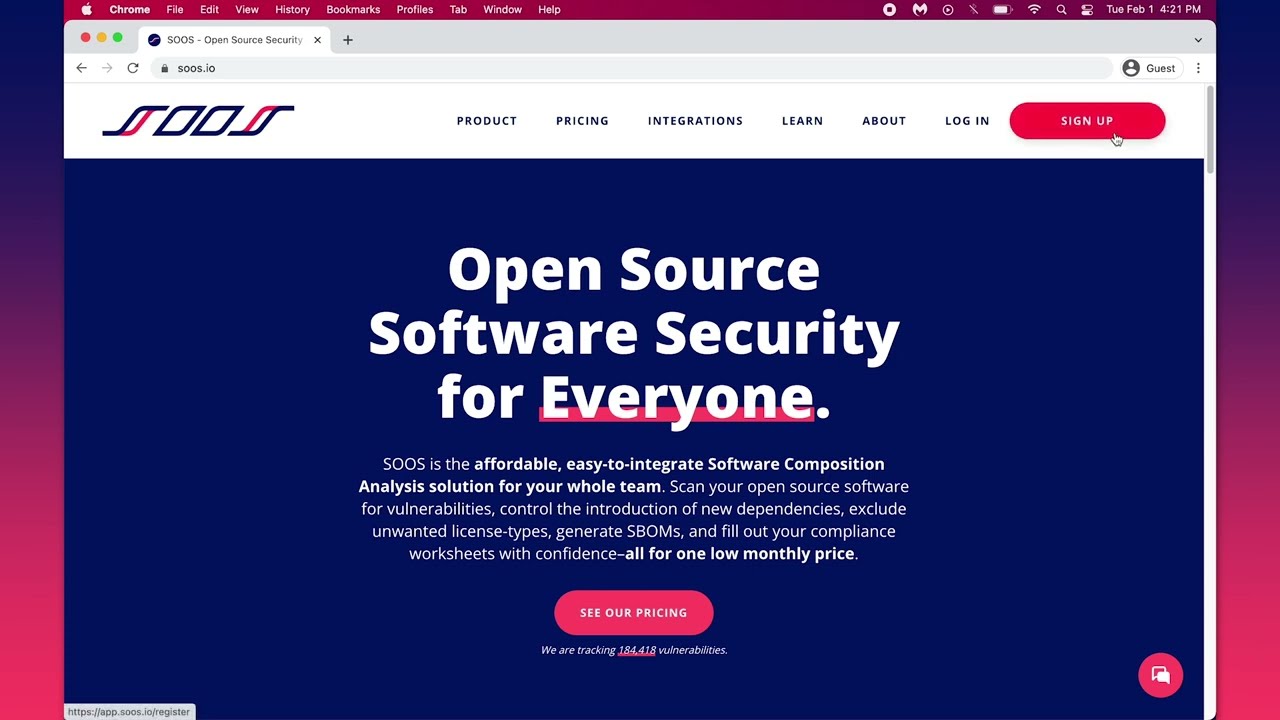 SOOS Demo - Software Composition Analysis