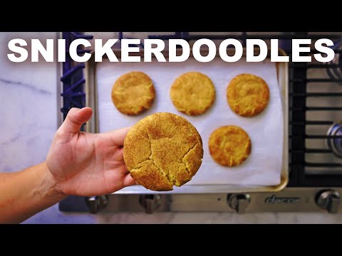Fluffy snickerdoodle cookies