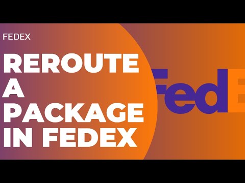 How to Reroute a Package on FedEx !! Track Package on FedEx 2023