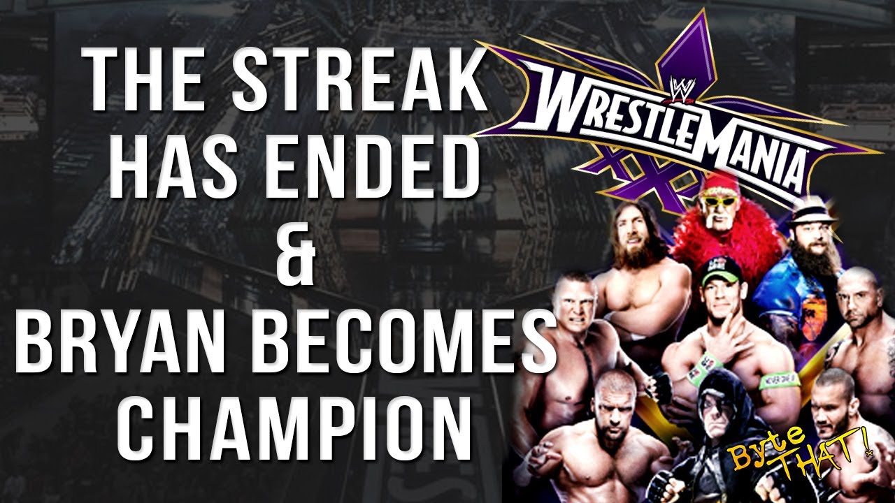 The Undertaker LOSES at Wrestlemania & Daniel Bryan becomes Champion!