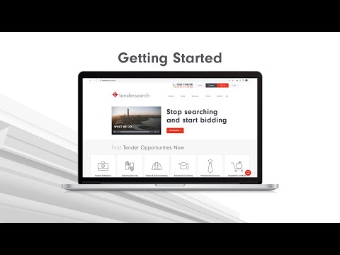 TenderSearch | Getting Started