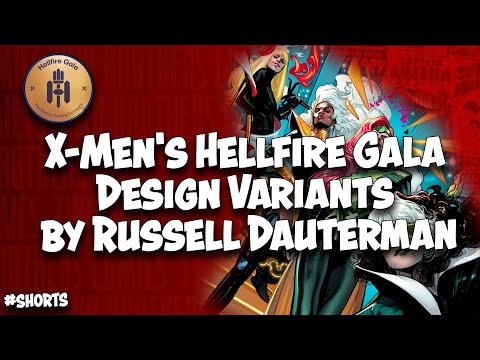 X-Men's Hellfire Gala Design Variants by Russell Dauterman #Shorts #MarvelComics