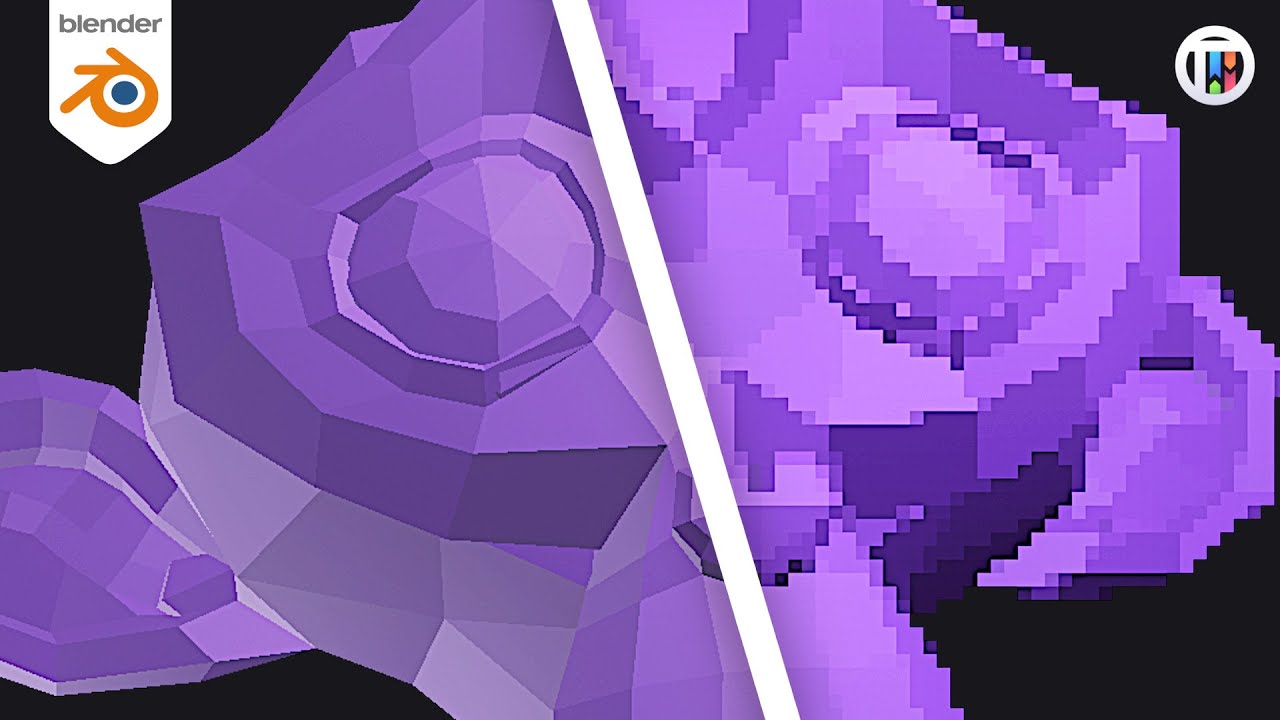 Easy Pixel Effect in Blender