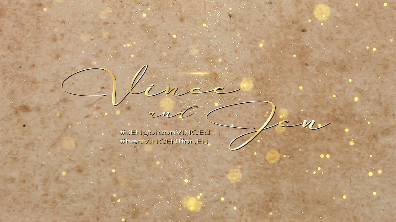 Animated Wedding Monogram | Vince and Jen