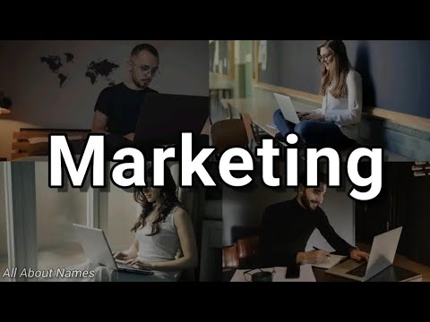 Marketing: American Pronunciation, Meaning, and Usage in Sentences