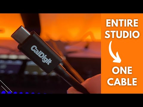How To Connect ENTIRE MUSIC STUDIO with ONE CABLE | Caldigit Element Hub