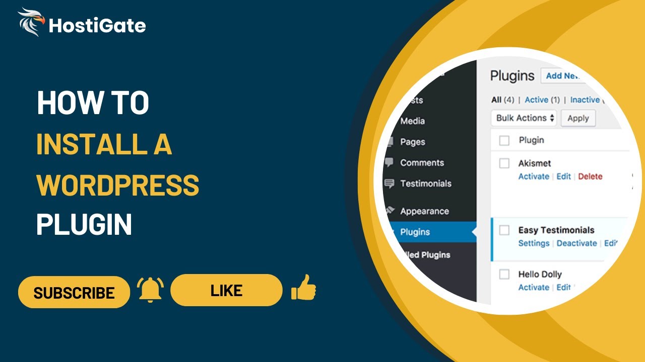 How to Install a WordPress Plugin | Hexraa