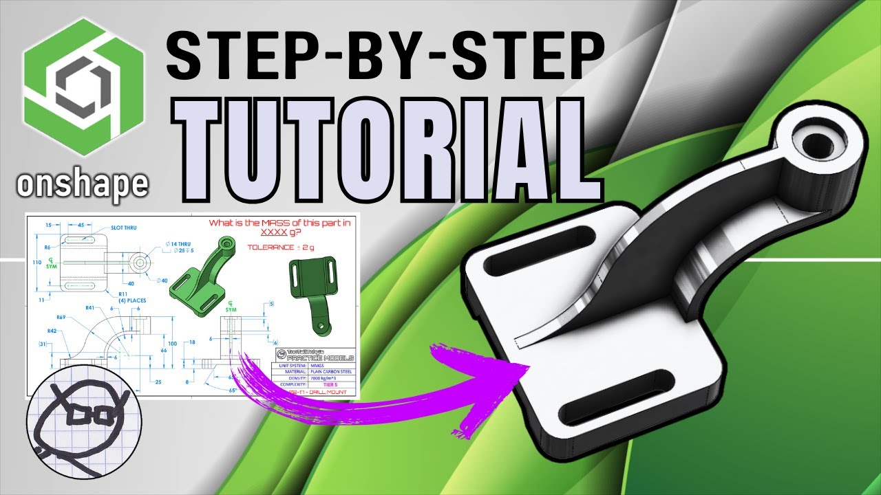 FREE Onshape Tutorial - STEP by STEP
