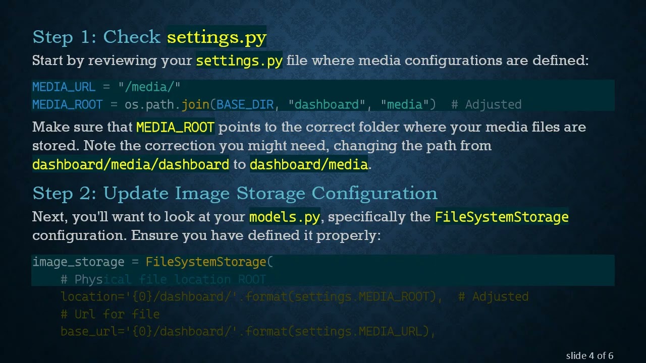How to Resolve the Django Image Not Found Error Using Template Tags