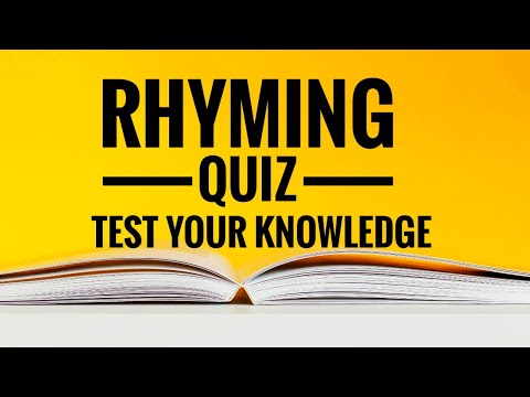 General Knowledge - Rhyming Quiz - Test your KNOWLEDGE
