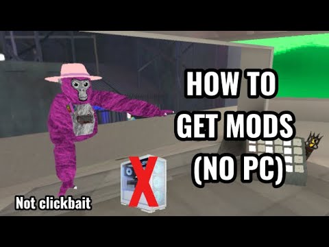 How to get mods in Gorilla Tag with no PC(not clickbait) VERY EASY (PACHED