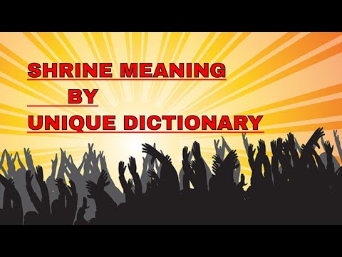 Shrine meaning