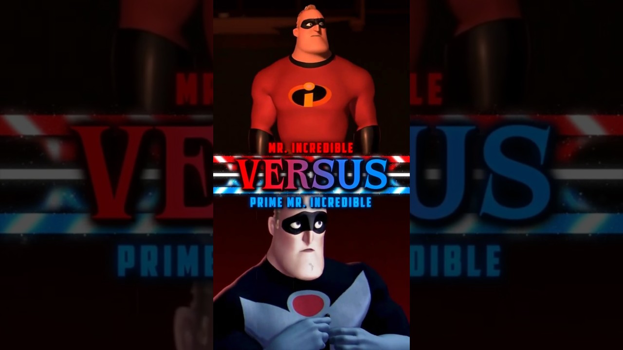 Mr Incredible Vs PRIME Mr Incredible #shorts