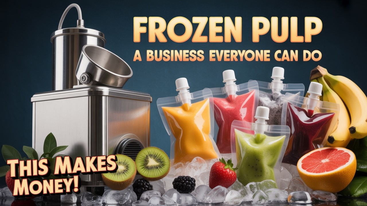 ♥️NOW MAKE MONEY FREEZING FRUIT PULP — THE MILLION-DOLLAR BUSINESS ANYONE CAN START FROM HOME.