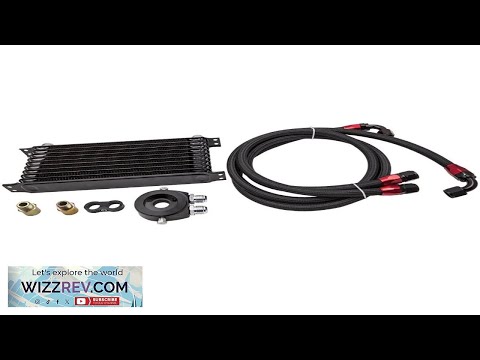 Universal 10 ROW AN 10 Engine Aluminum Oil Cooler Kit + Filter Adaptor Review