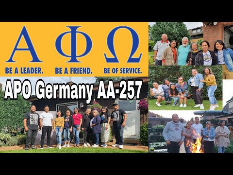 Alpha Phi Omega Fellowship in Germany | APO Germany Alumni Association AA-257