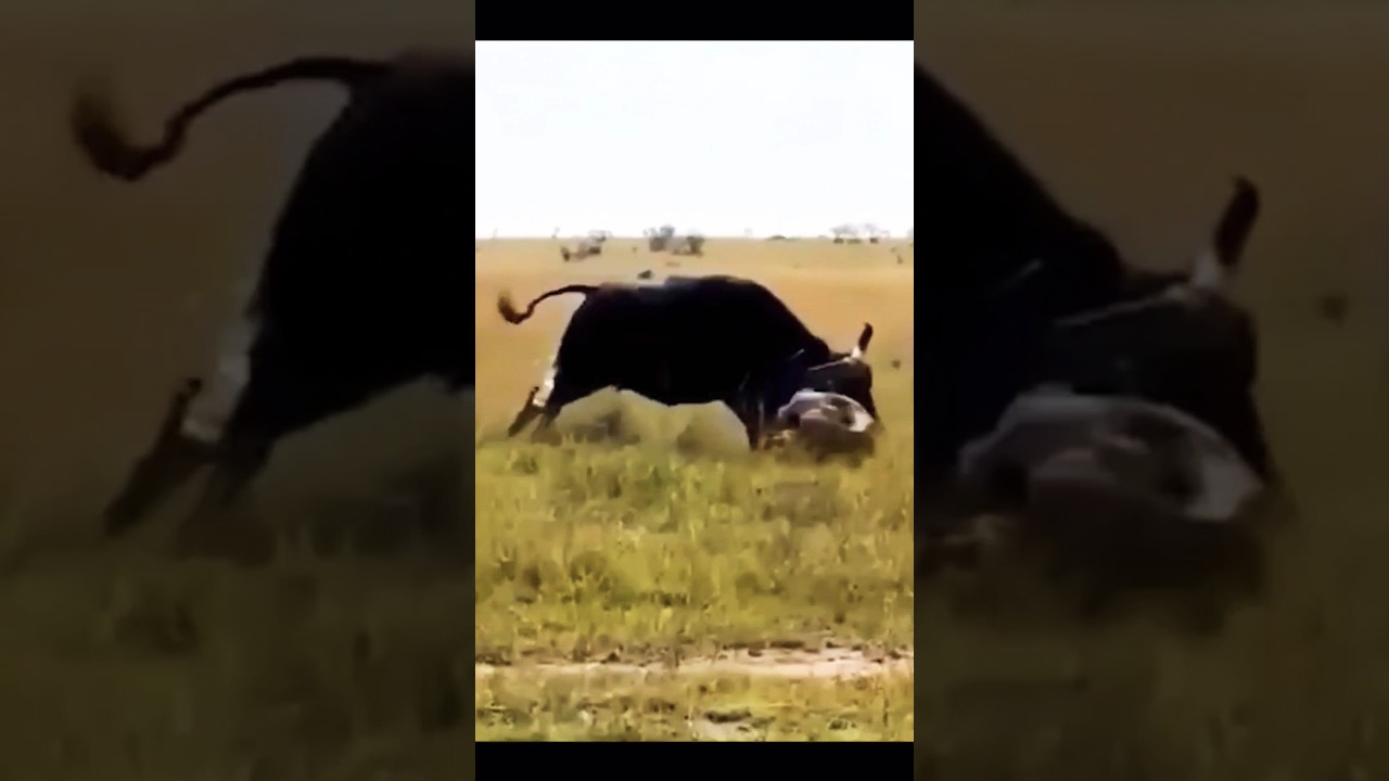 The enmity between lions and buffaloes is a predator-prey relationship in nature🦬🦁😱| lion vs Buffalo