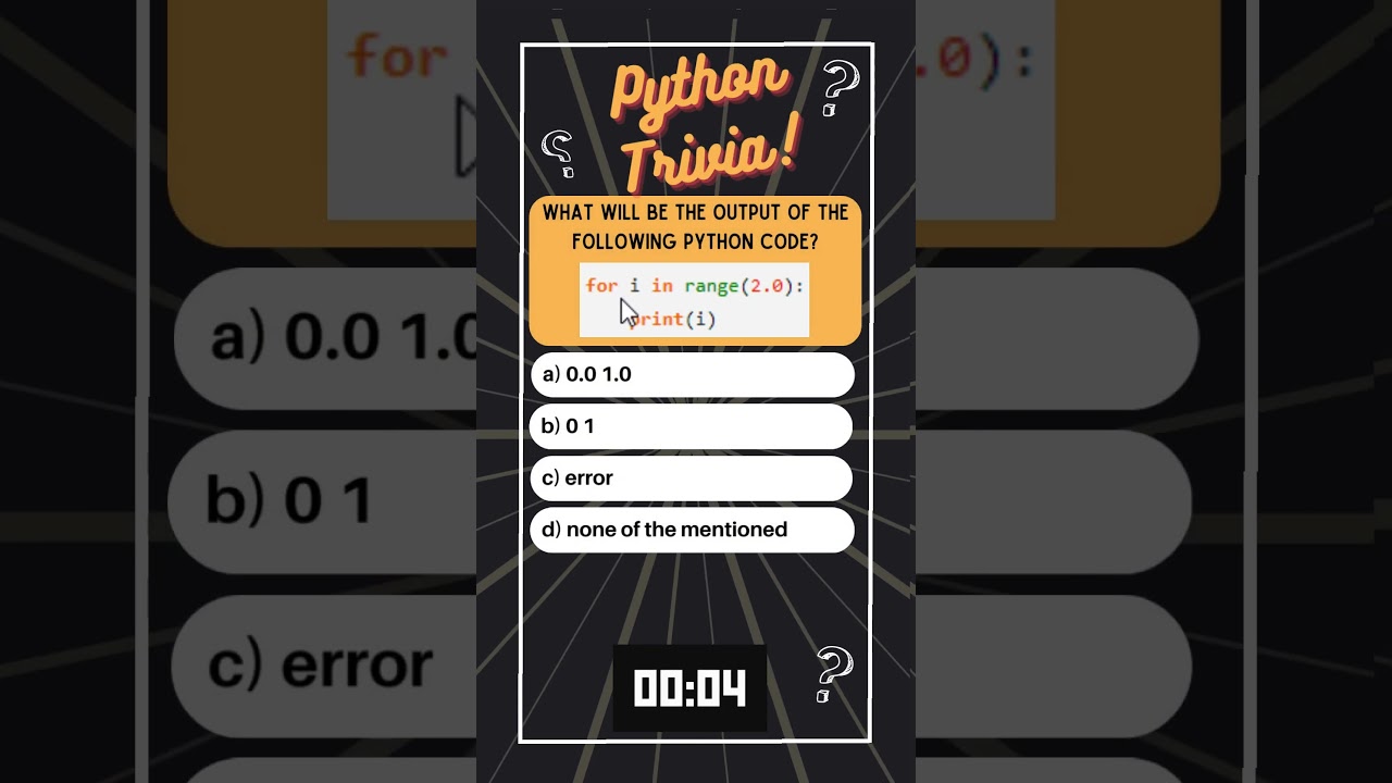 Python Trivia   Loops 42 #coding #python #techcommunity #shorts #trending #viral #datascience
