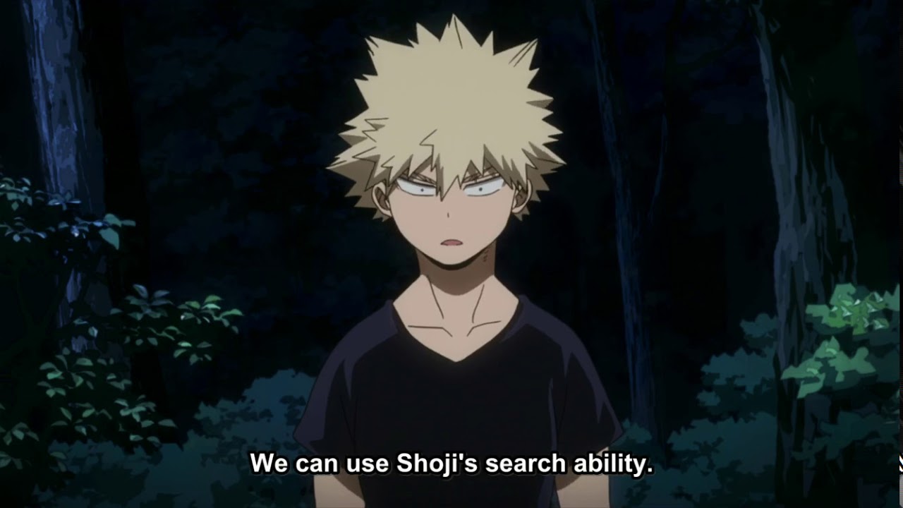 bakugou being cute