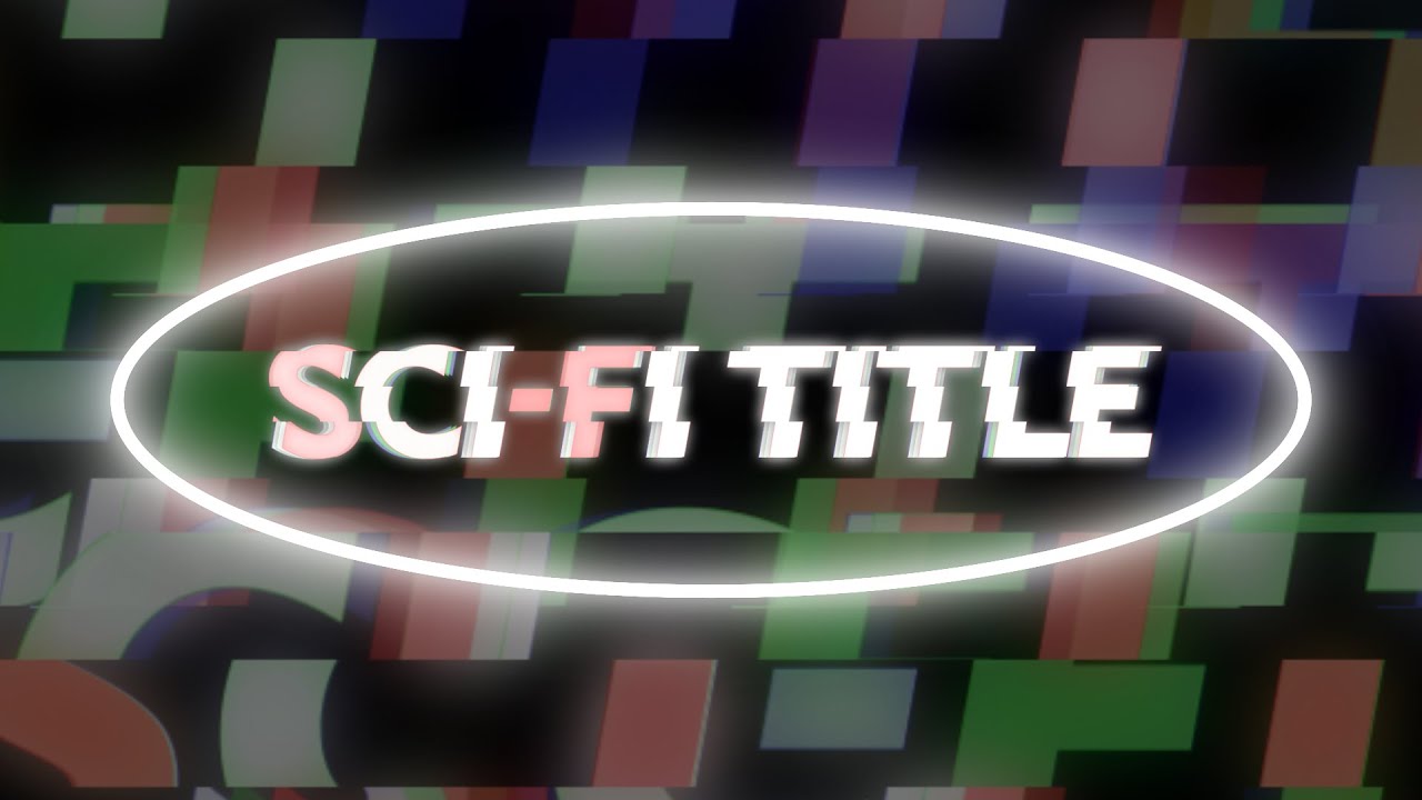 Create Sci-Fi Text Animation in After Effects | Motion Graphics Title