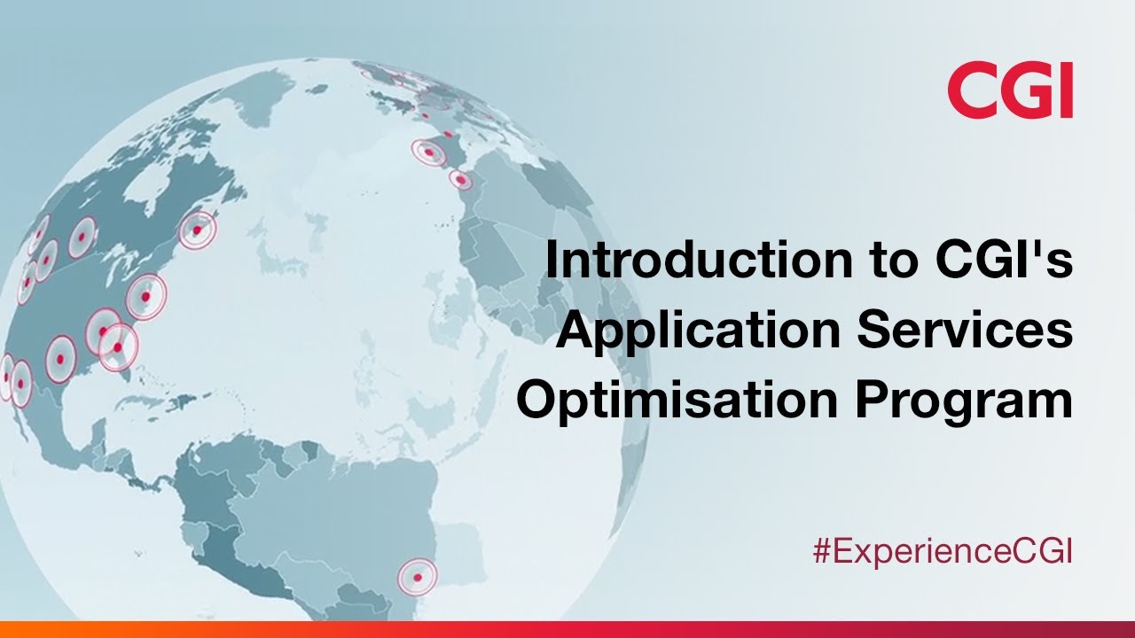 CGI’s Application Services Optimisation Programme