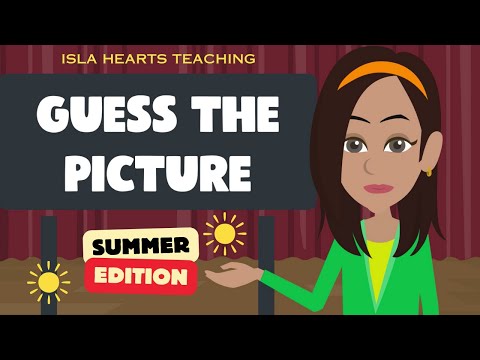 Fun Classroom Brain Breaks - Guessing Game for Kids - Guess the Picture (Summer)