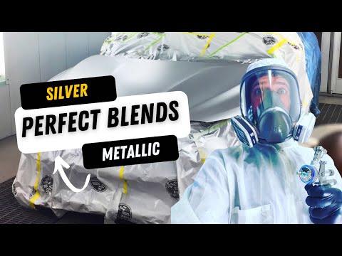 Blending Spray Tips - Silver metallic paint