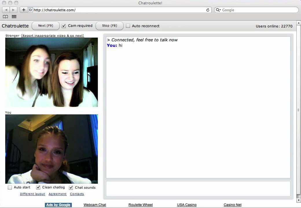 Jessica Alba on Chatroulette 11 - 2 girls 1 goatse.mov