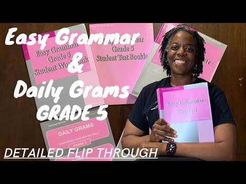 CURRICULUM FLIP THROUGH // Easy Grammar & Daily Grams // Grade 5// Homeschool