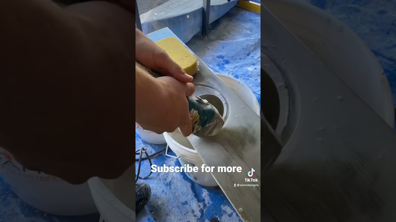 How to cut out a circle in tile. #shorts