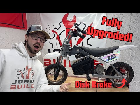 Razor MX350 36V & Disk Brake Upgrade - Jordy Builds