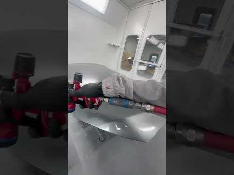 Part 2 Clearcoat Application with Sata Jet 5500 CC!!