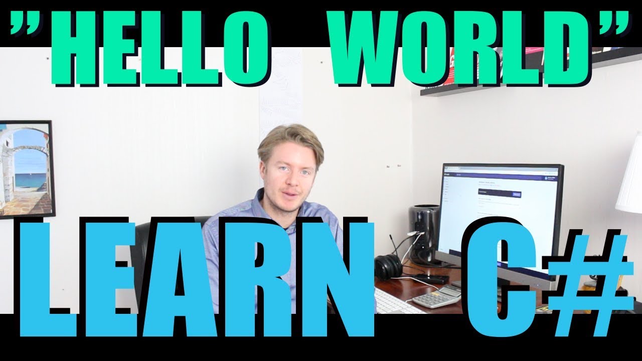 C# Tutorial for Beginners Visual Studio - Create Your First Hello World Console Application 2018