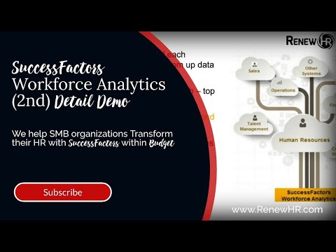 Fact Based decision making with Analytics - SuccessFactors Workforce Analytics (WFA)