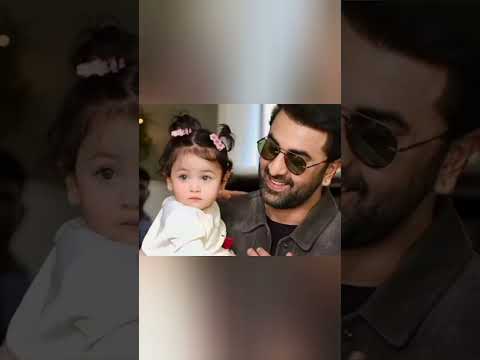 Alia Bhatt and Ranbir Kapoor with his Beautiful daughter Raha #disney#love#viral#1million #bollywoo